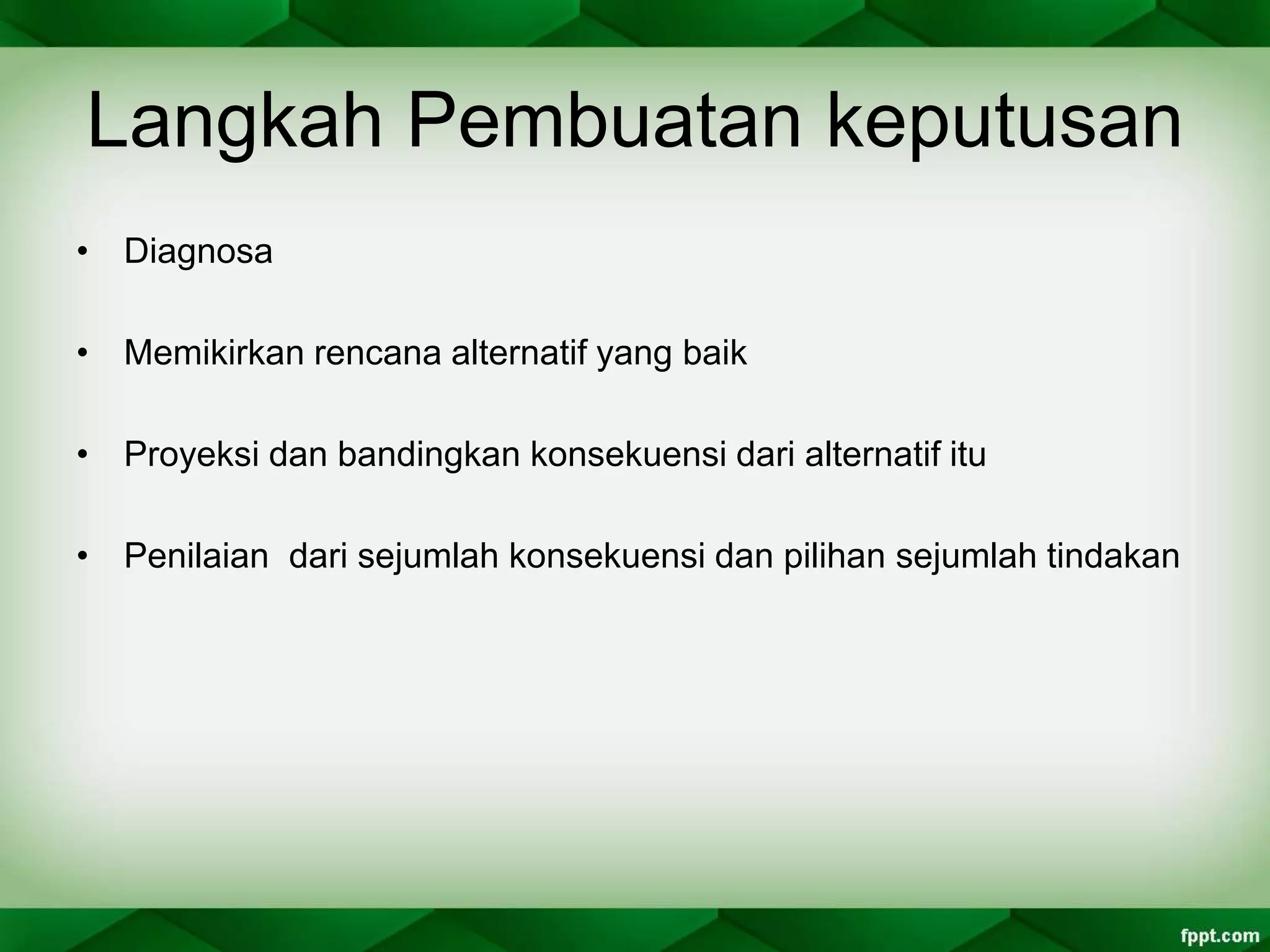 8 Pembuatan Keputusan Ppt