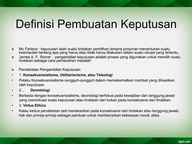 8 Pembuatan Keputusan Ppt