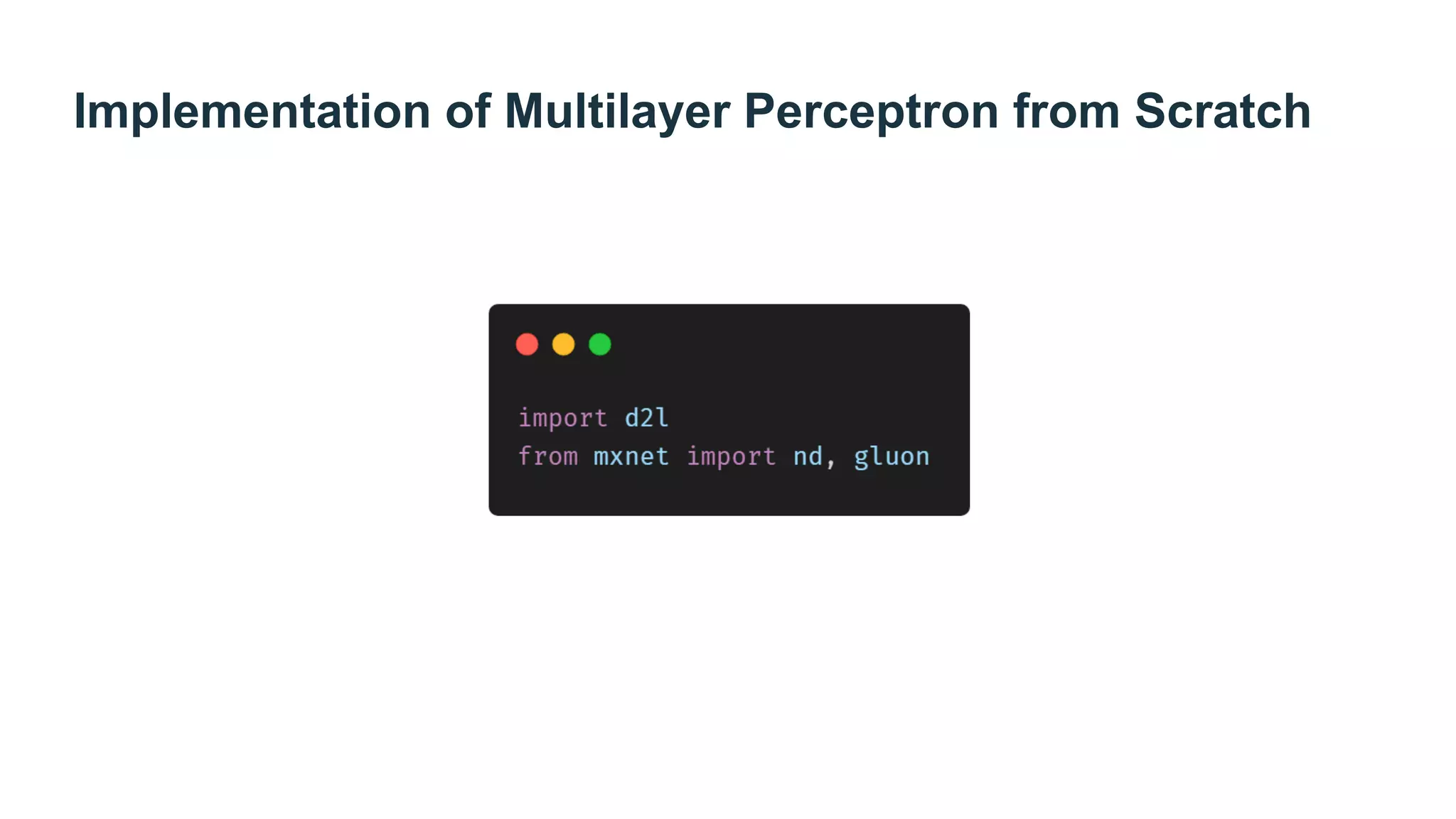 Implementation of Multilayer Perceptron from Scratch | PDF