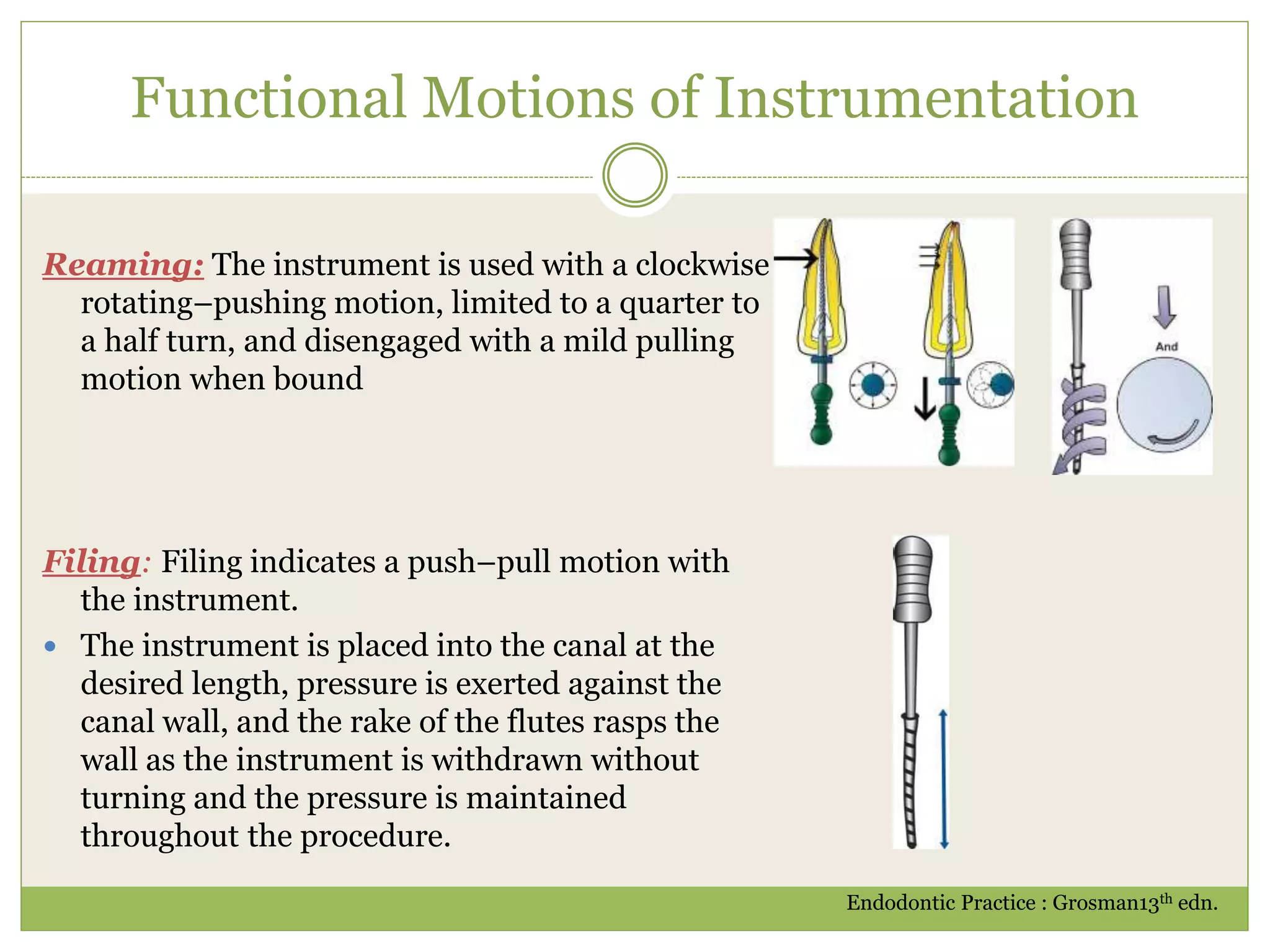 CLEANING AND SHAPING IN ENDODONTICS | PPTX