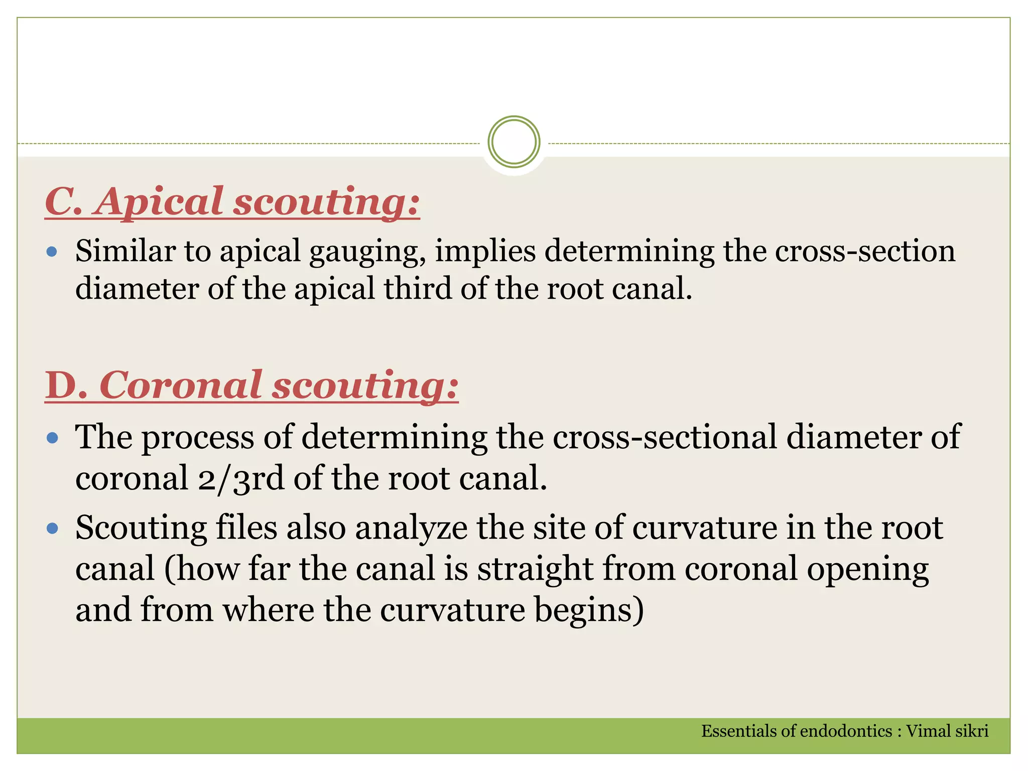 CLEANING AND SHAPING IN ENDODONTICS | PPTX