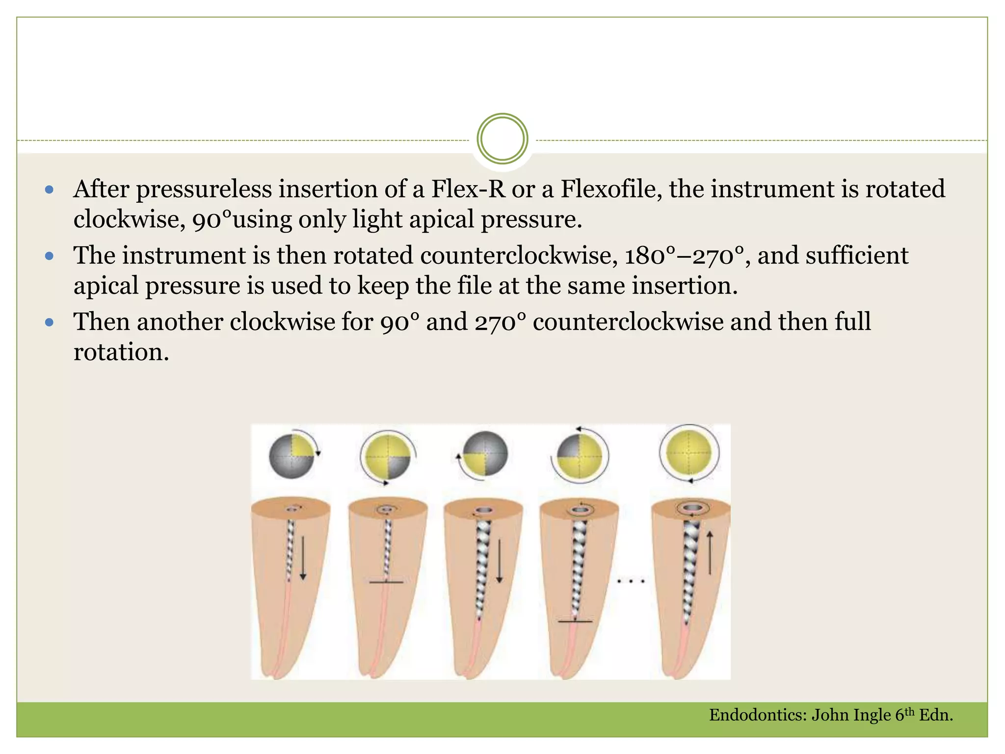 CLEANING AND SHAPING IN ENDODONTICS | PPTX