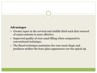 CLEANING AND SHAPING IN ENDODONTICS | PPTX