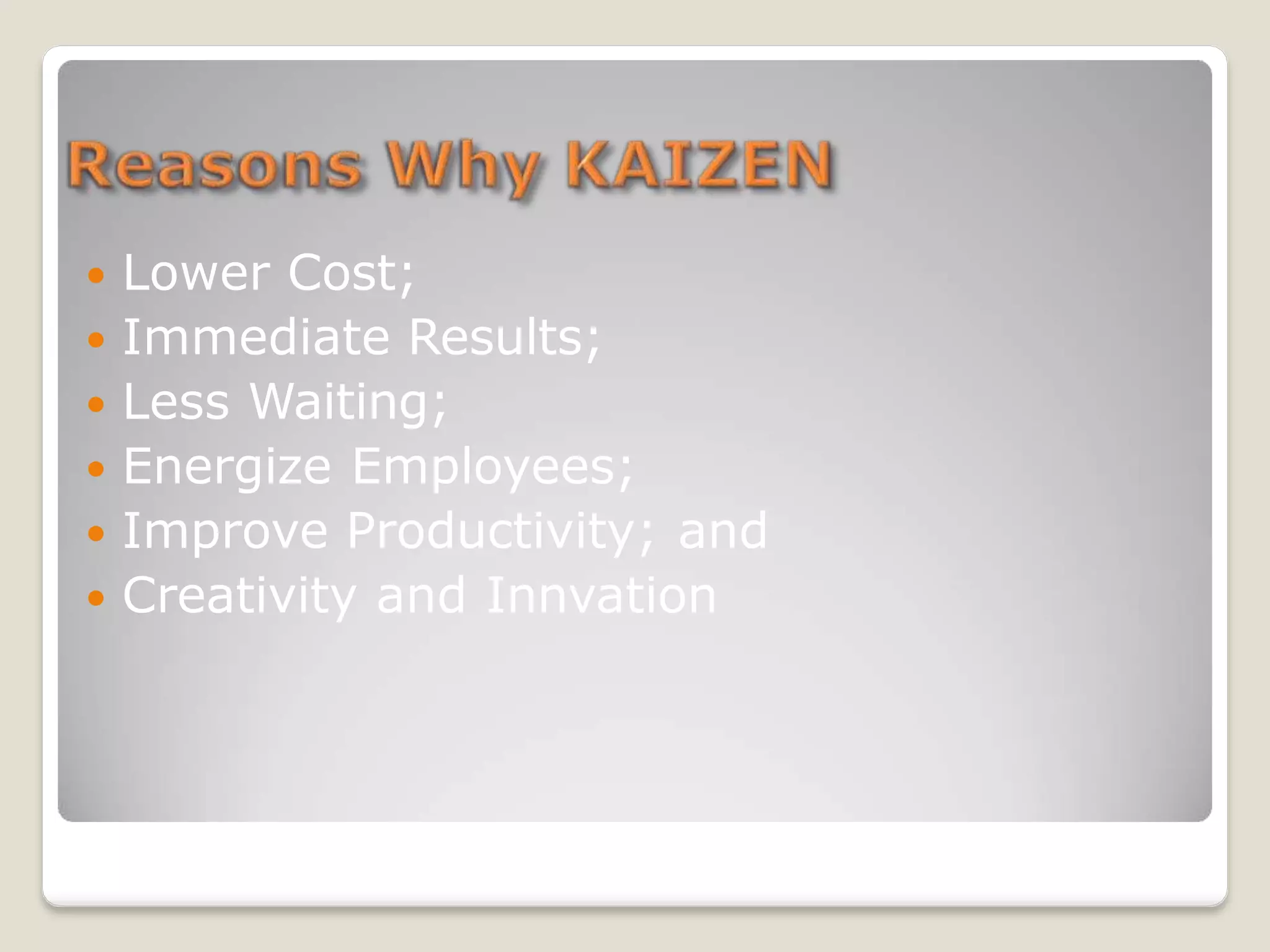 kaizen IN Health sectors | PPTX