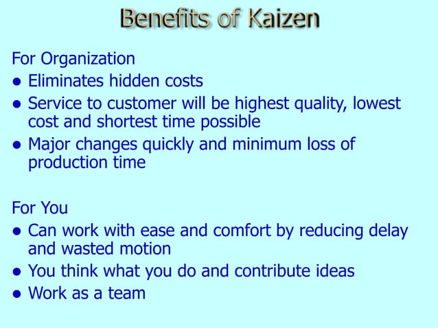 kaizen IN Health sectors | PPTX | Business Operations | Business