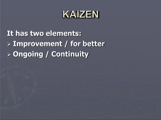 kaizen IN Health sectors | PPTX