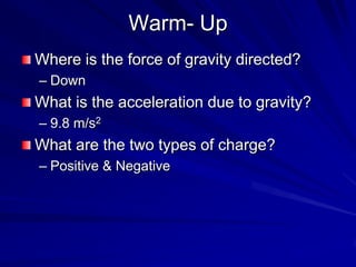 8-1 Electric Charge | PPTX