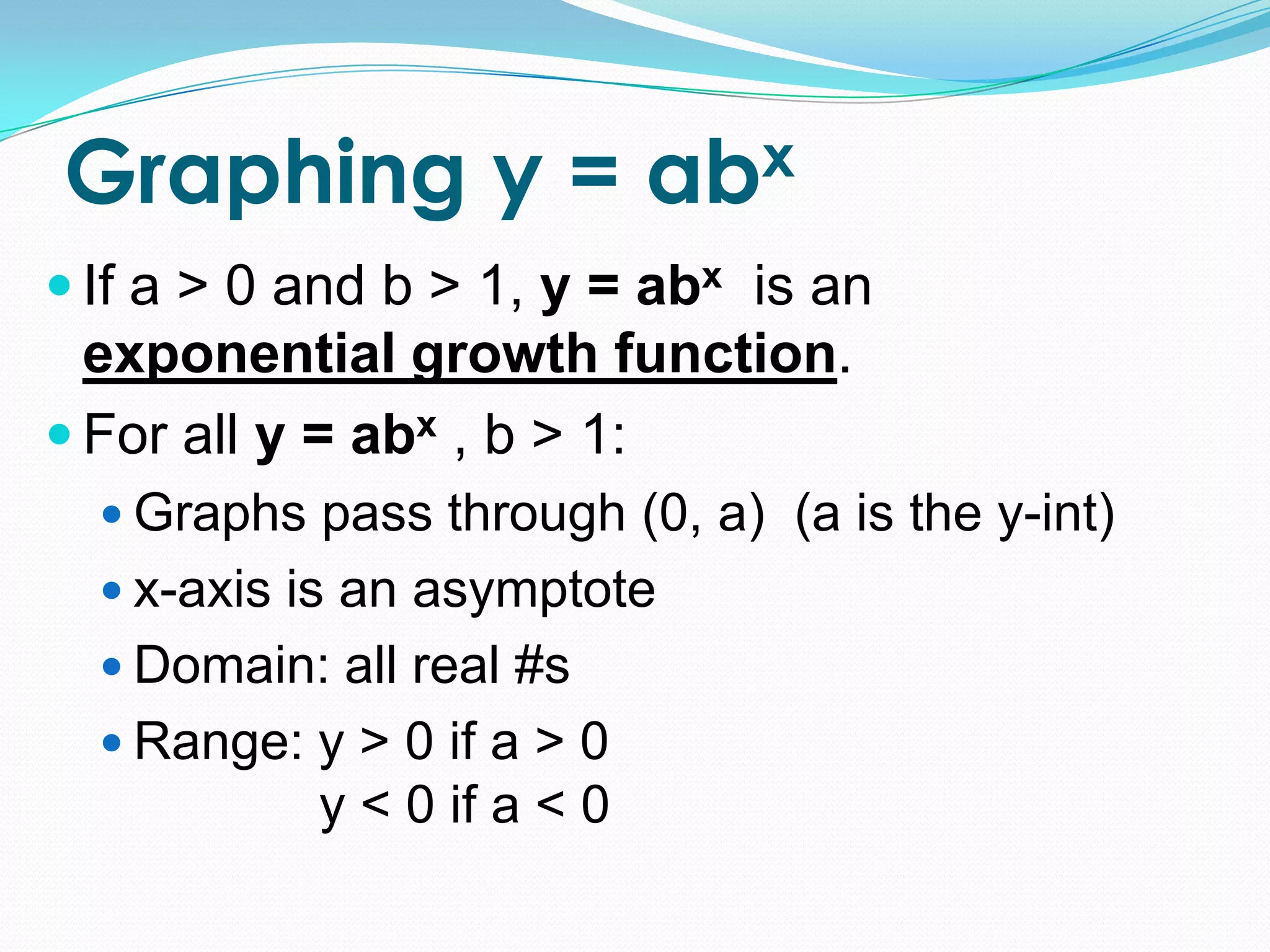 8.1 exponential growth | PPTX