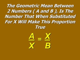 8-1 Geometric Mean.ppt