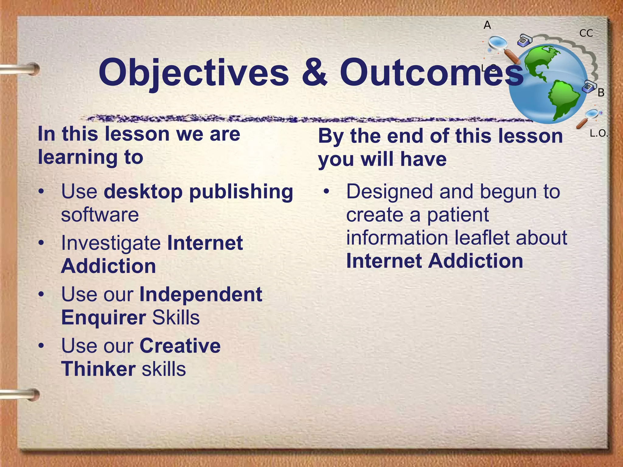 8.1 Internet Addiction Leaflet | PPT | Internet | Computing