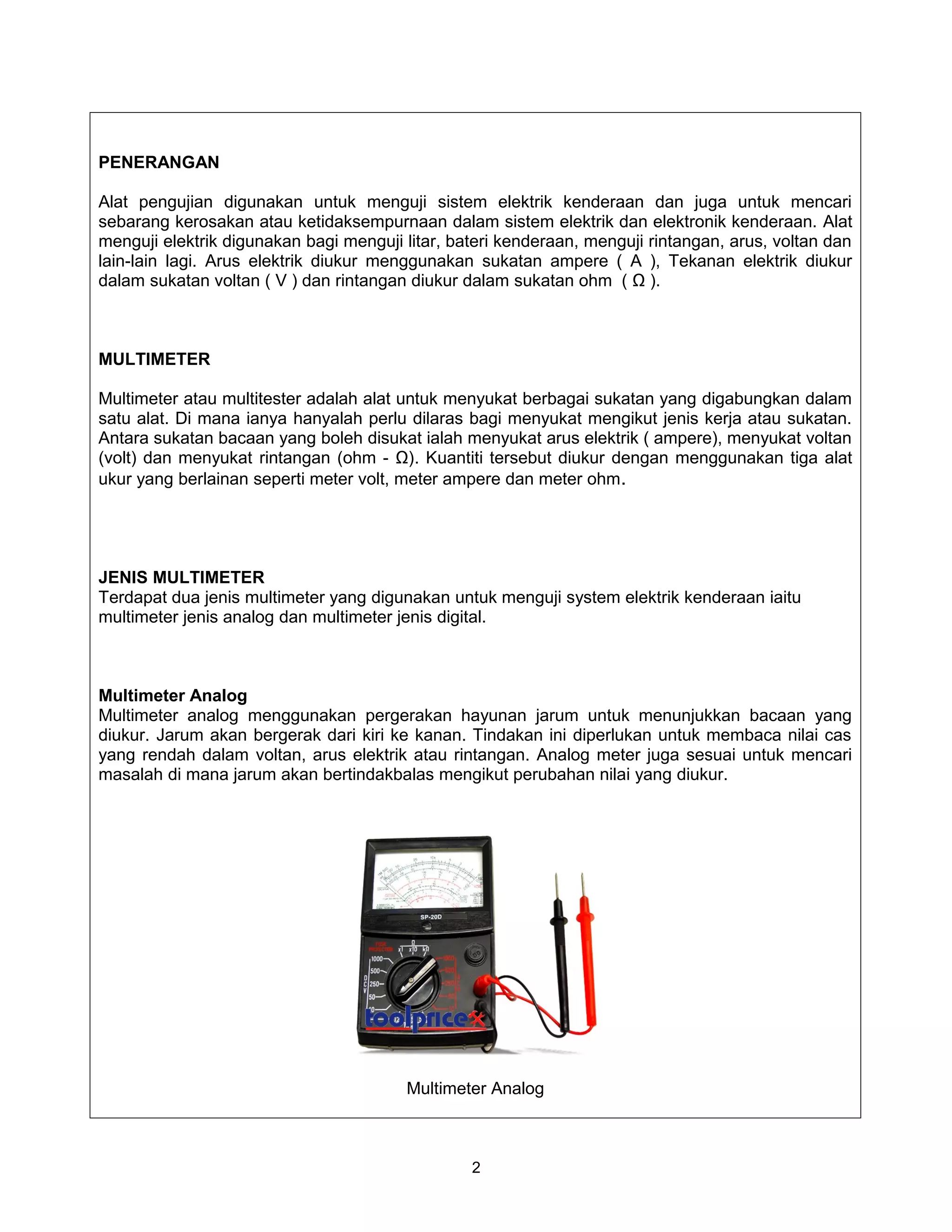 8.1 multimeter | DOC