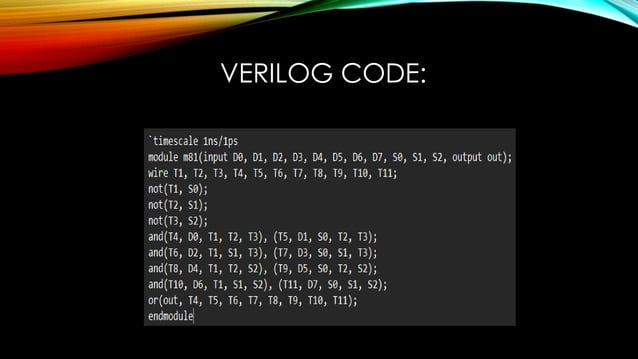 8-1 MULTIPLEXER USING VERILOG digit.pptx