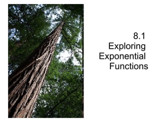 8.1 Exponential Functions | PPT