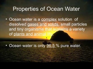 8.1 ocean properties | PPT