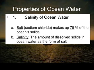 8.1 ocean properties | PPT