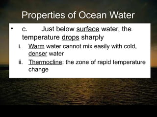 8.1 ocean properties | PPT