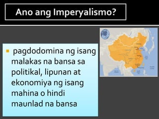 Unang Digmaang Opium (1st Opium War) | PPTX