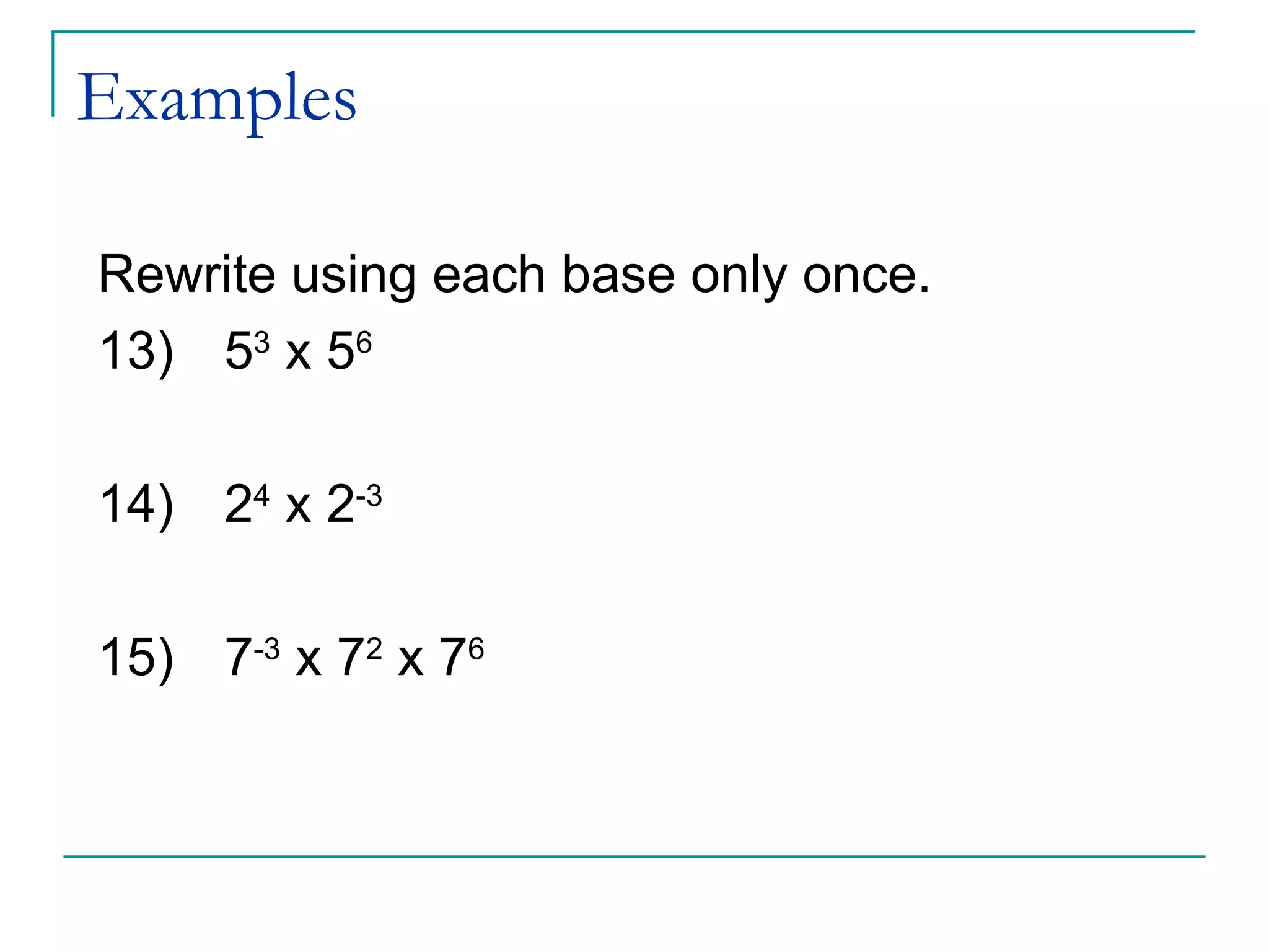 8 1 zero and negative exponents-modified | PPT