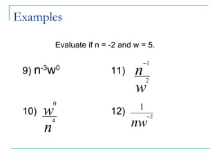 8 1 zero and negative exponents-modified | PPT