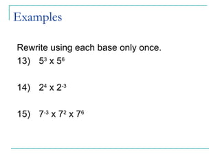 8 1 zero and negative exponents-modified | PPT