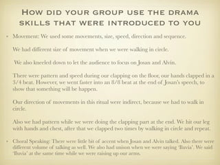 8.2 Daniel-Drama Ritual Reflection | KEY