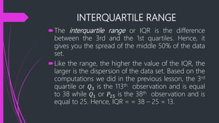 Measures of Variation | PPTX