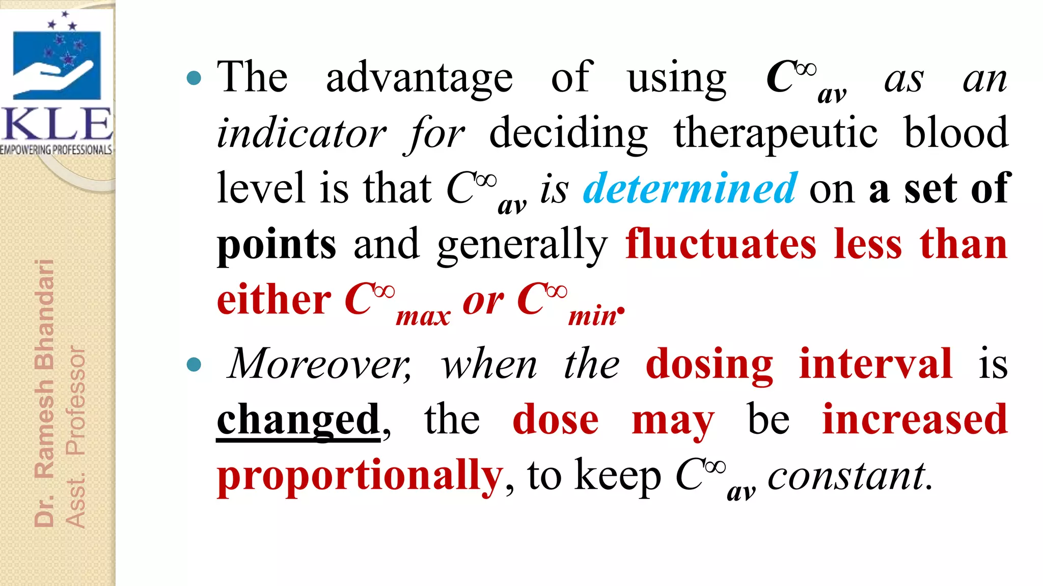 Determination of dose and dosing interval | PPTX