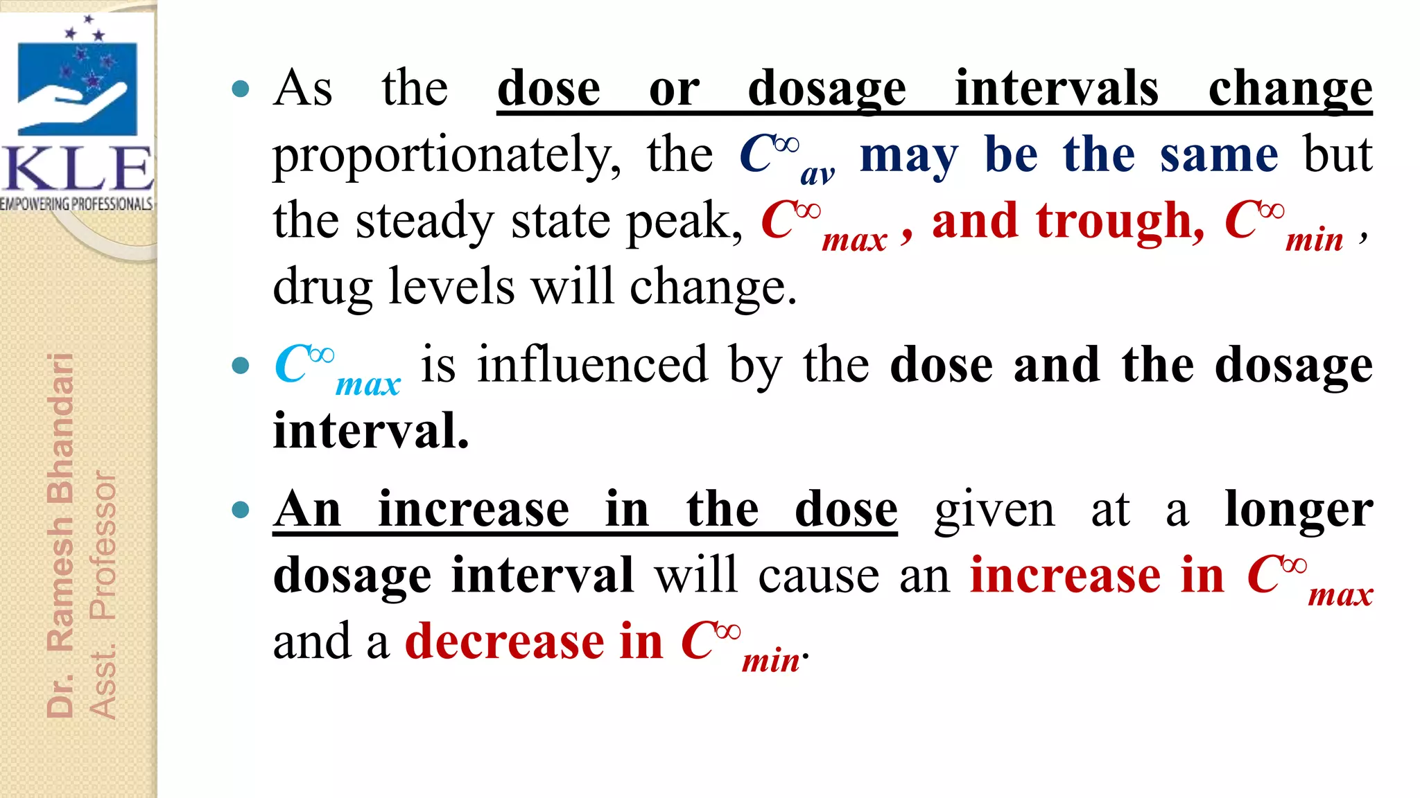 Determination of dose and dosing interval | PPTX