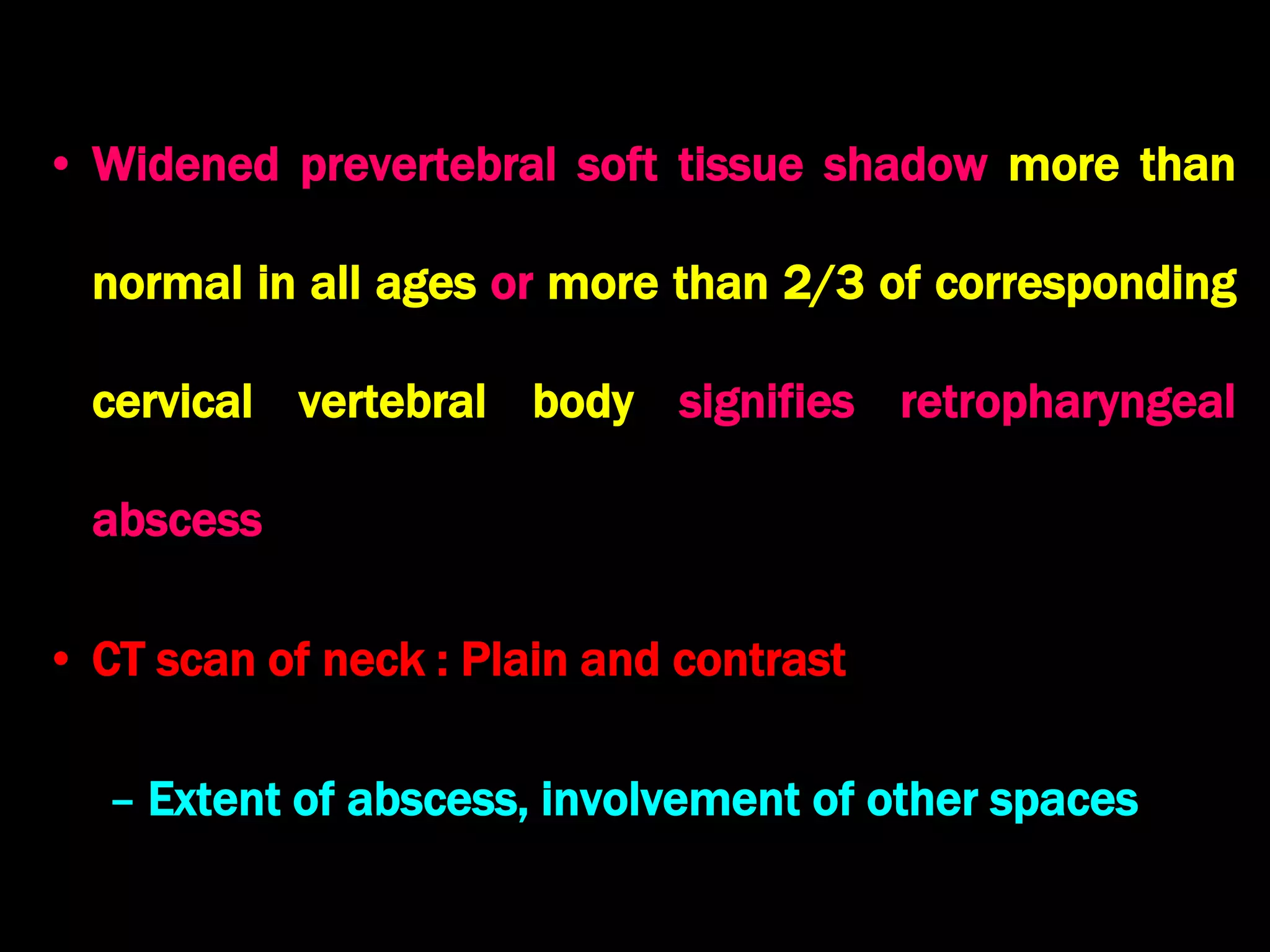 Deep neck space infections | PPT