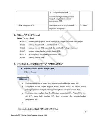 8. Bahan Ajar RTL PK2020 | PDF