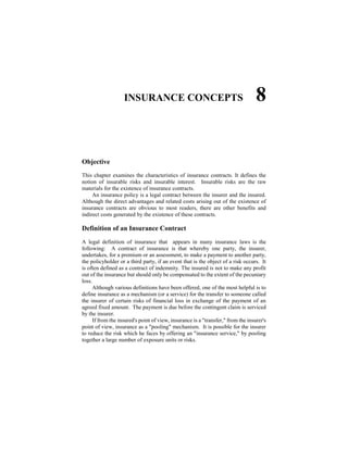 Insurance Concepts | PDF