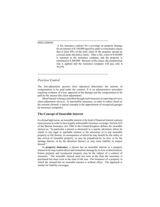 Insurance Concepts | PDF
