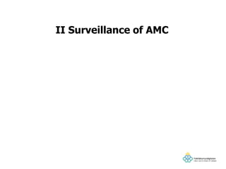 Surveillance of AMR, AMC and HAI at the national level in Sweden | PDF