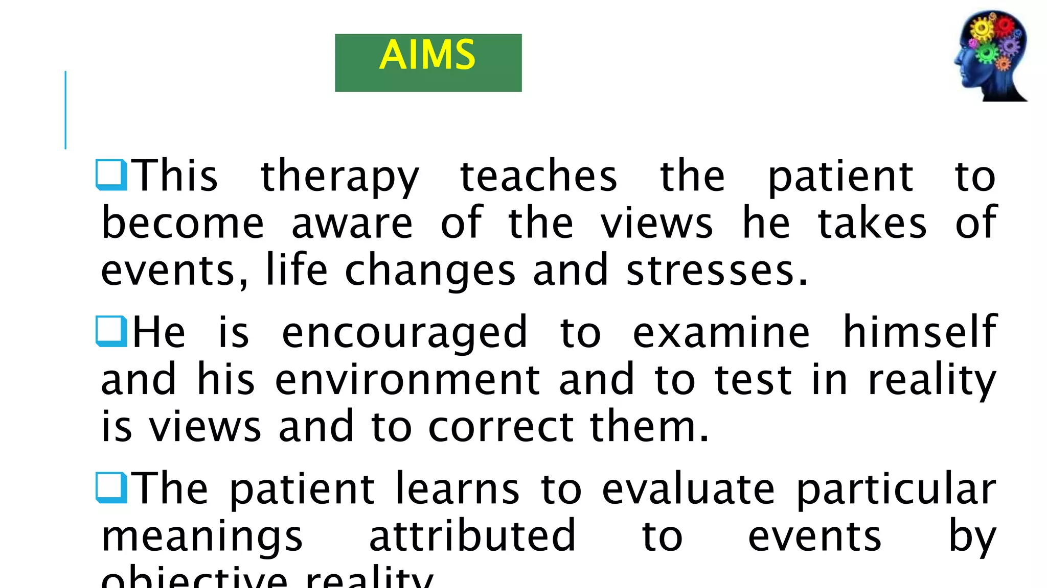 Cognitive Behavior Therapy | PPTX