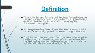 8. a case study on typhoid fever | PDF