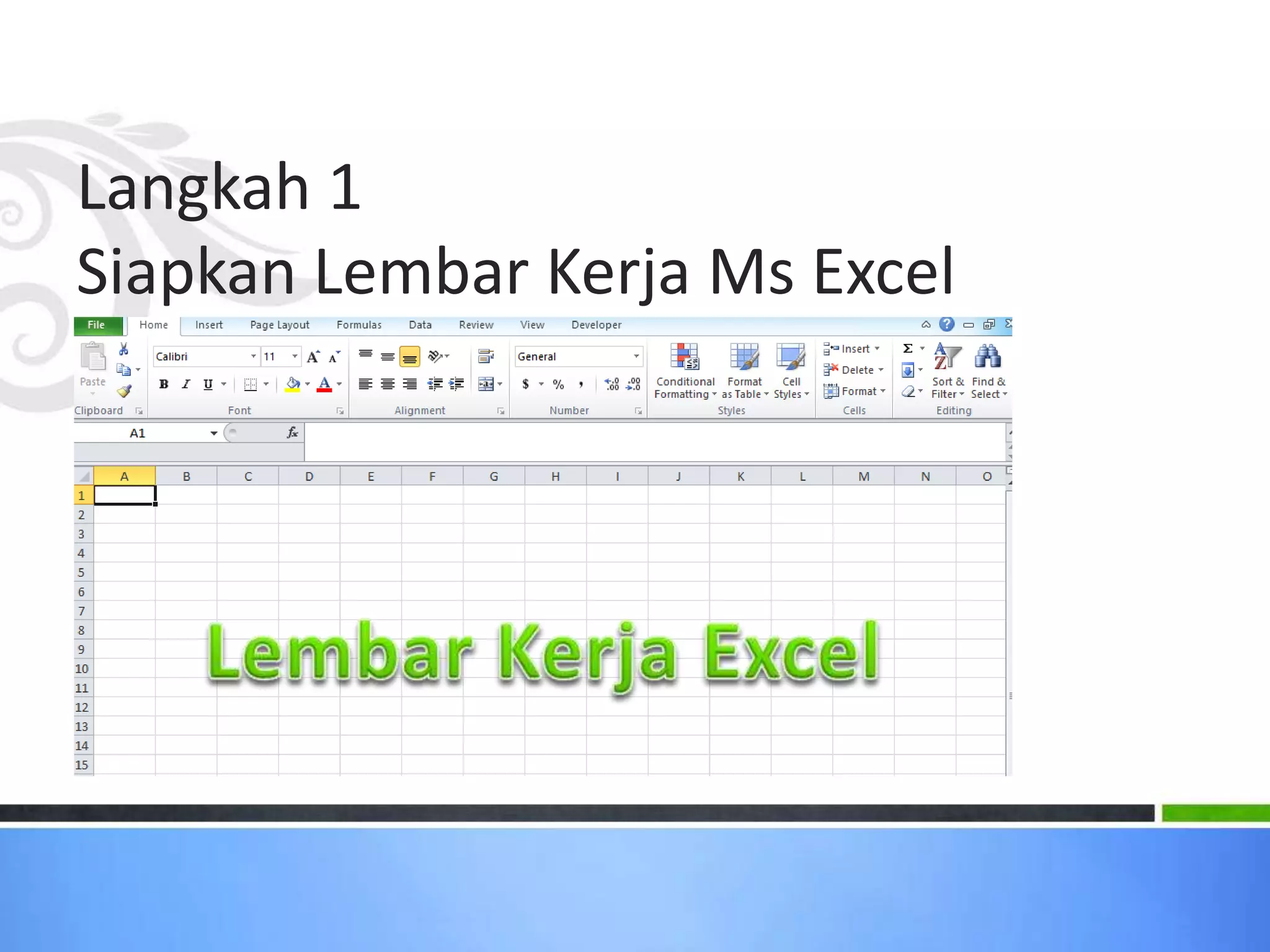 8. materi buat tabel dan rumus otomatis ms.excel | PPT