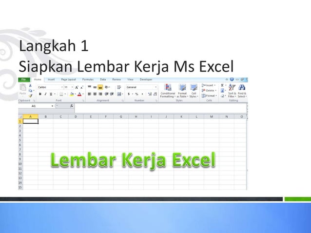 8. materi buat tabel dan rumus otomatis ms.excel | PPT