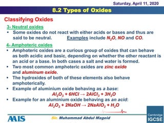 8.2 types of oxides | PPSX