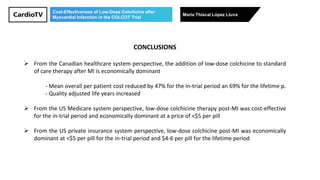 Cost Effectiveness of COLCOT Trial | PDF | Healthcare Industry | Industries