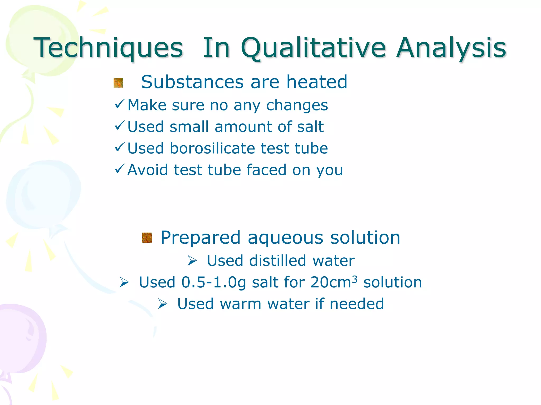 8.2 (a) meaning of qualitative analysis | PPT