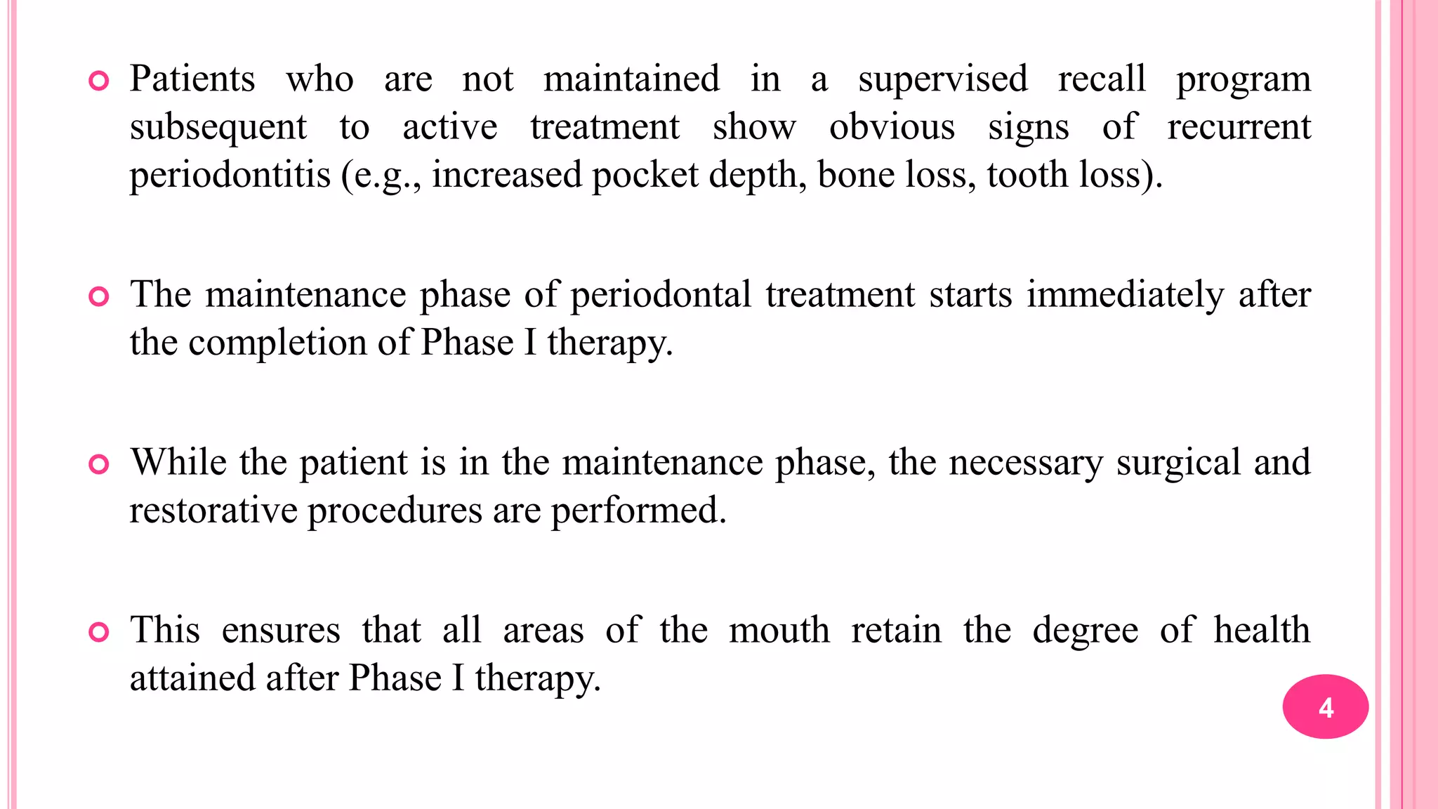 Supportive periodontal treatment | PPTX