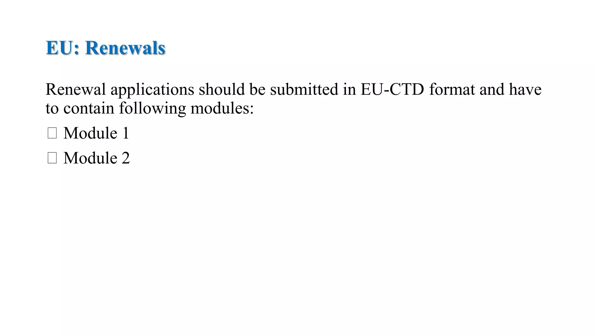 EU POST-APPROVAL CHANGES | PPTX