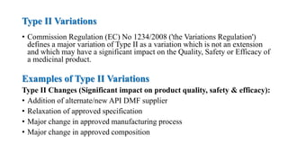 EU POST-APPROVAL CHANGES | PPT