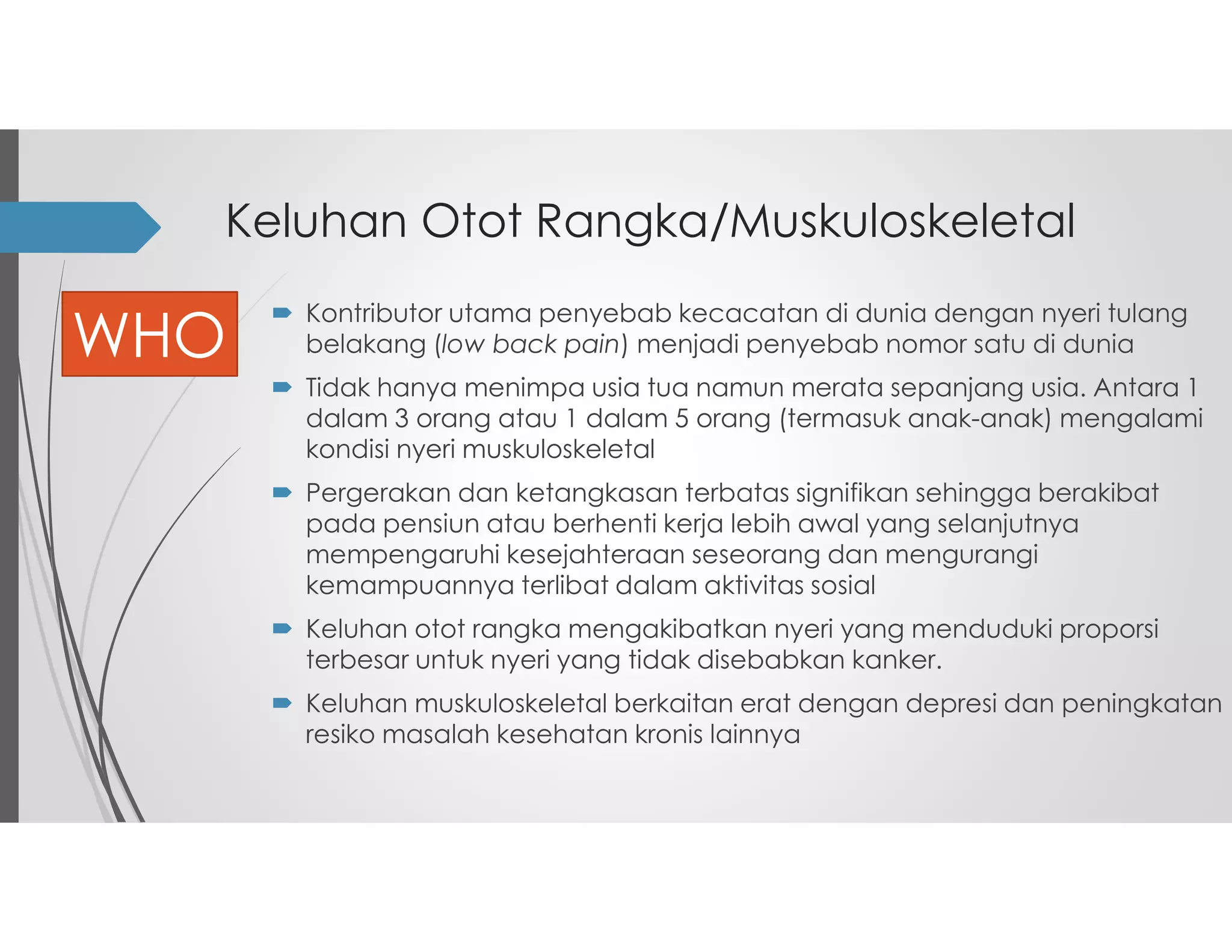 8.3. BIOMEKANIKA --- MUSCULOSKELETAL DISORDERS / GANGGUAN OTOT RANGKA | PDF