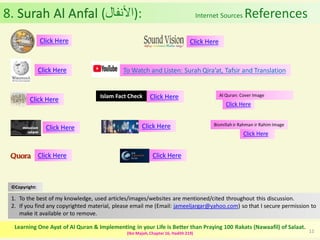 Al Quran (Chapter 8): Surah Al Anfal [The Spoils of War] | PDF