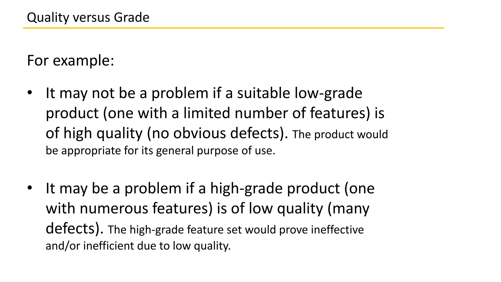 8.3 Grade Versus Quality | PPTX