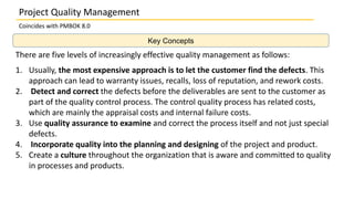 8.0 Project Quality Management Overview | PPTX
