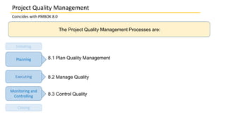 8.0 Project Quality Management Overview | PPTX