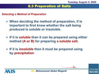 8.3 preparation of salts | PDF
