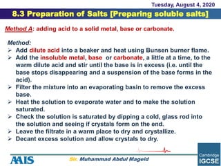 8.3 preparation of salts | PDF